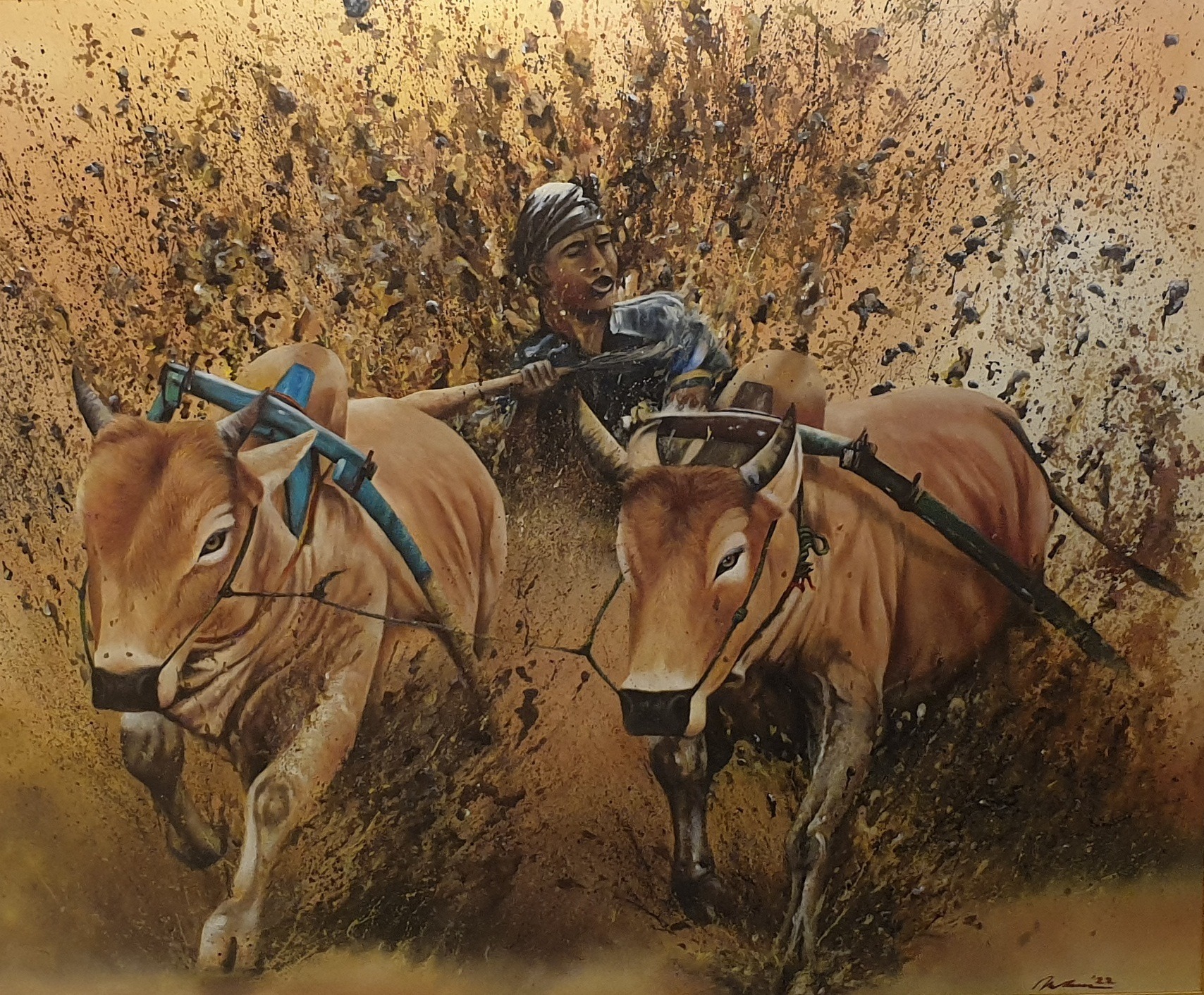 Karapan Sapi | Mich Art Gallery